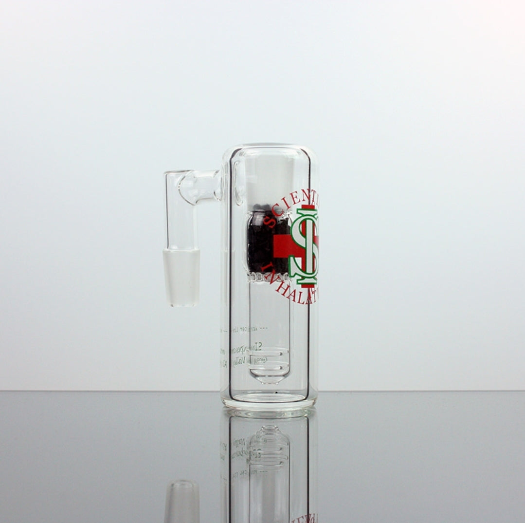 SI PIPES 90deg Carbon-Filtered Honeycomb Downstem Ash Catcher – DoughMain
