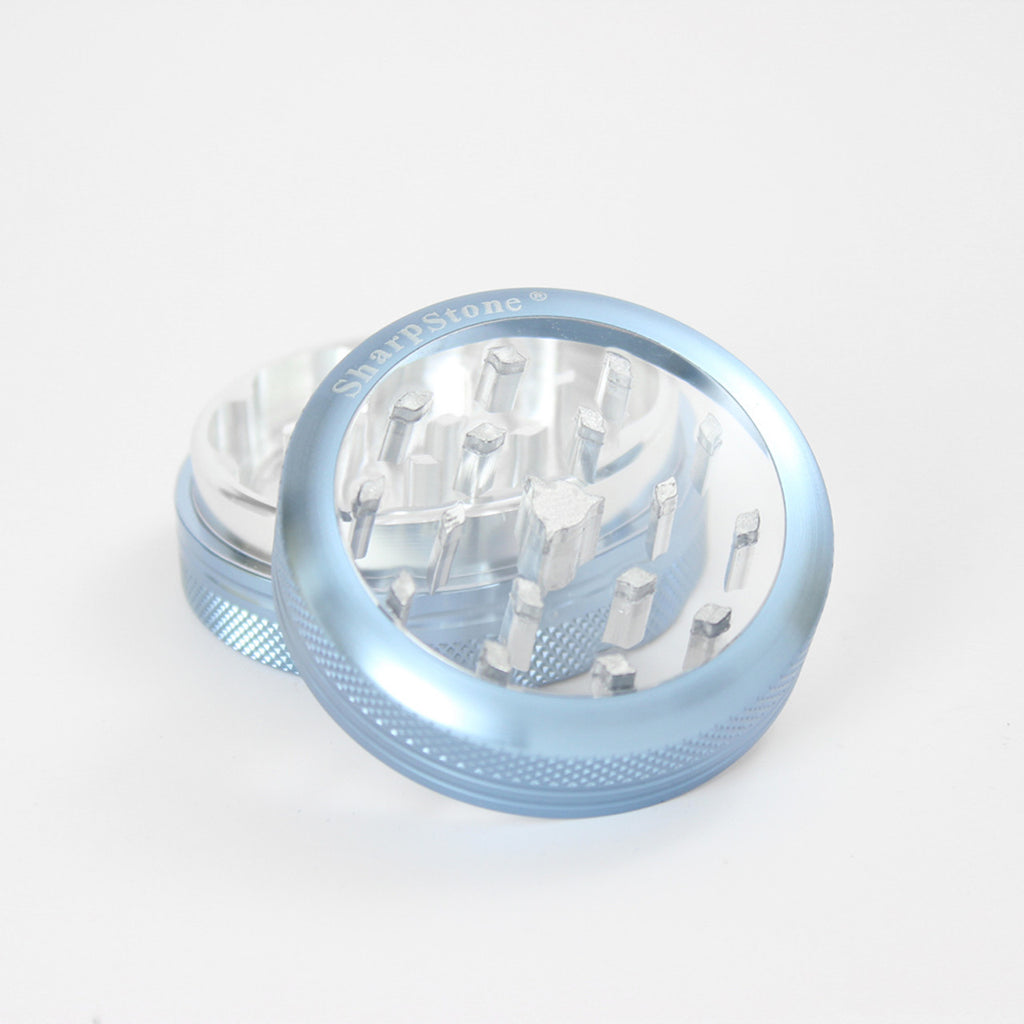 SHARPSTONE® CLEAR TOP 2 PIECE GRINDER - 2.2" – DoughMain